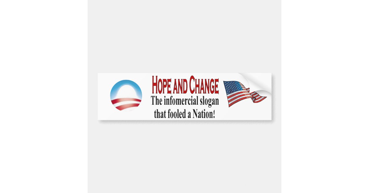 Infomercial slogan bumper sticker | Zazzle