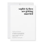 Informal Minimalist | Modern Retro Casual Wedding Invitation | Zazzle