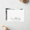 Informal Script Name 5 Photos Wedding Love Thanks Note Card | Zazzle