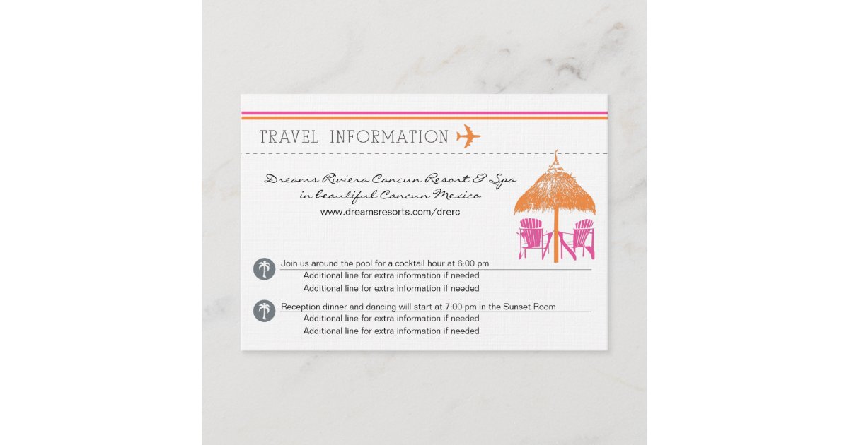 Information Card - Boarding Pass | Zazzle
