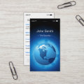 Information Technology - Cool iPhone iOS Design Business Card | Zazzle