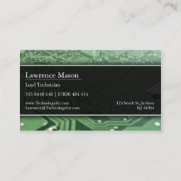 Information Technology (IT) Services Business Card | Zazzle