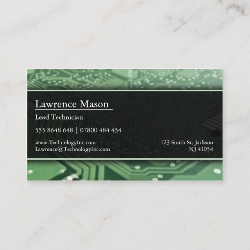 Information Technology (IT) Services Business Card | Zazzle