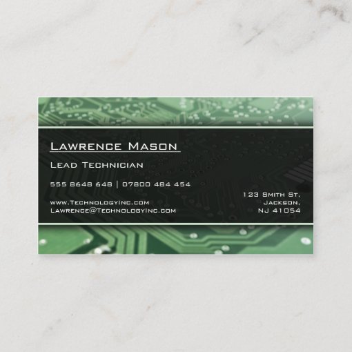 Information Technology (IT) Services Business Card | Zazzle