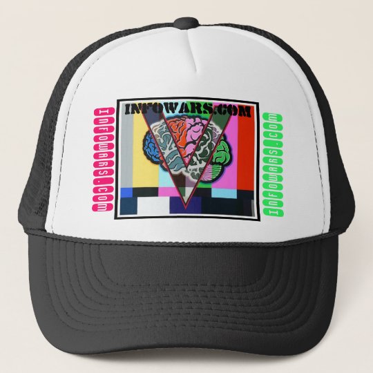 INFOWARS.COM- V for victory- TV is mind control Trucker Hat | Zazzle.com