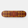 Infrared Amber Arcana South Skateboard Deck | Zazzle