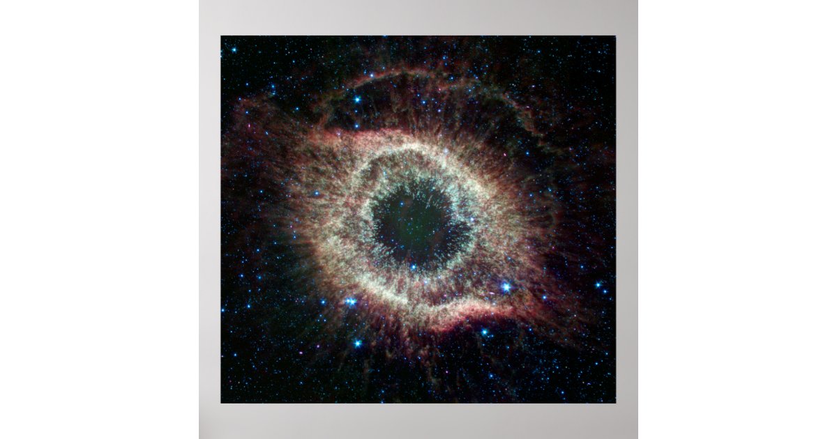Infrared Helix Nebula Poster | Zazzle