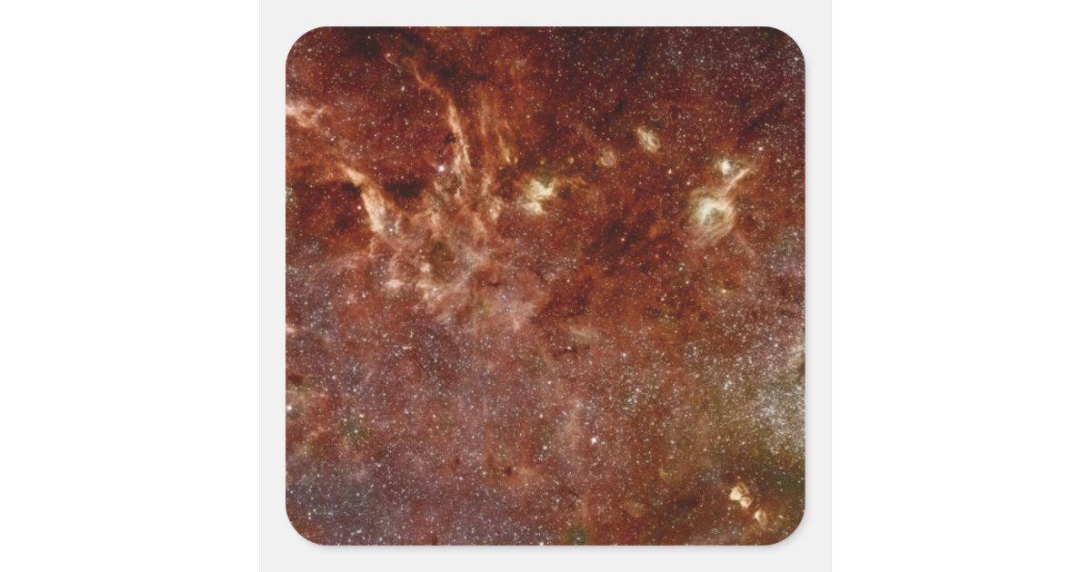 Infrared image square sticker | Zazzle