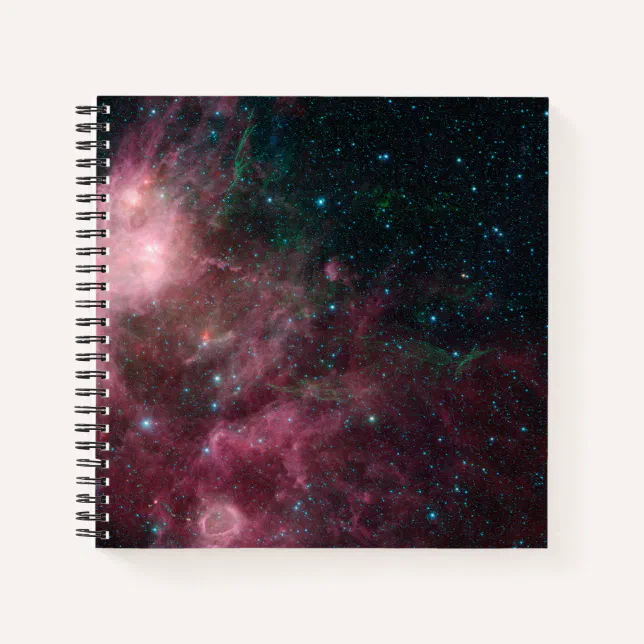 Infrared View Showing The Birth And Death Of Stars Notebook | Zazzle