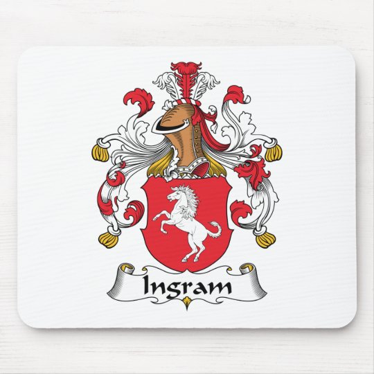 Ingram Family Crest Mouse Pad | Zazzle.com