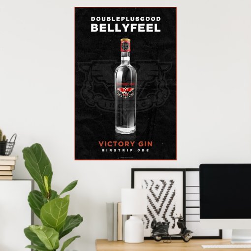 INGSOC 1984 Victory Gin Poster | Zazzle