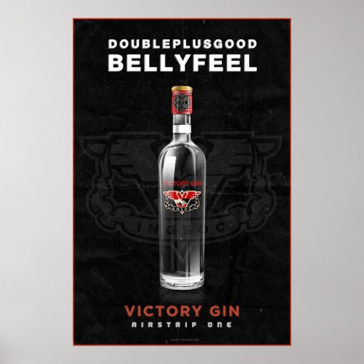 INGSOC 1984 Victory Gin Poster | Zazzle