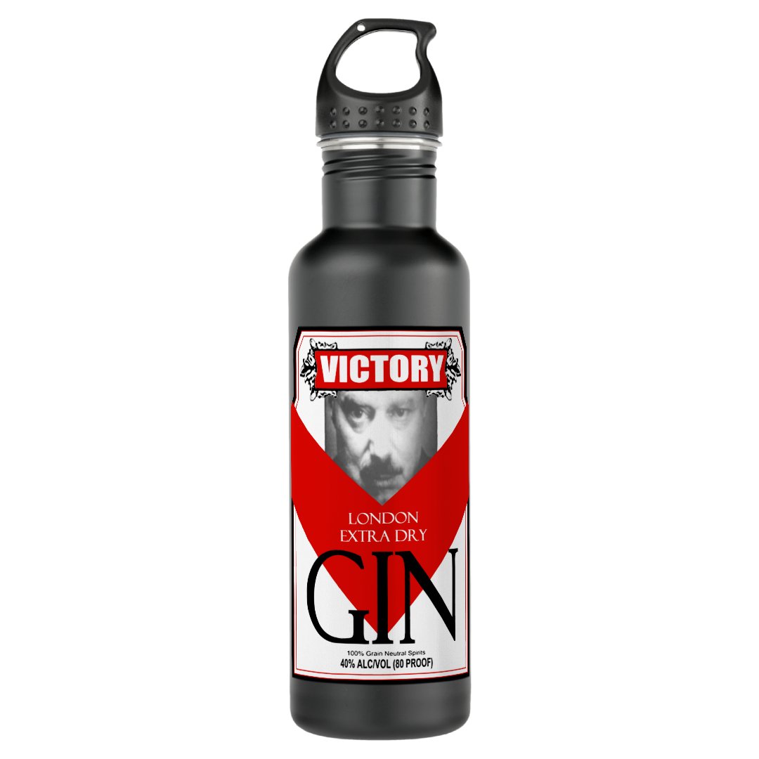 Ingsoc's Victory Gin alt Stainless Steel Water Bottle | Zazzle