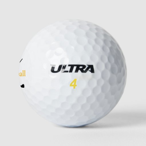 Initial letters . personalized golf balls | Zazzle