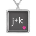 Initial Love Necklace | Zazzle