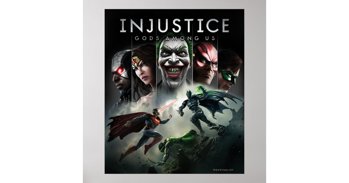 Injustice: Gods Among Us Poster | Zazzle.com