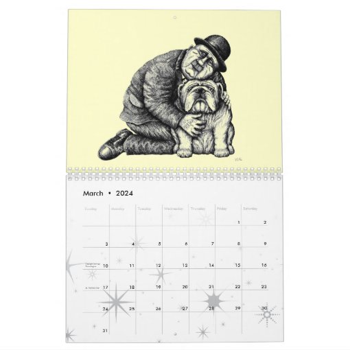 Ink pen drawings 2016 calendar | Zazzle