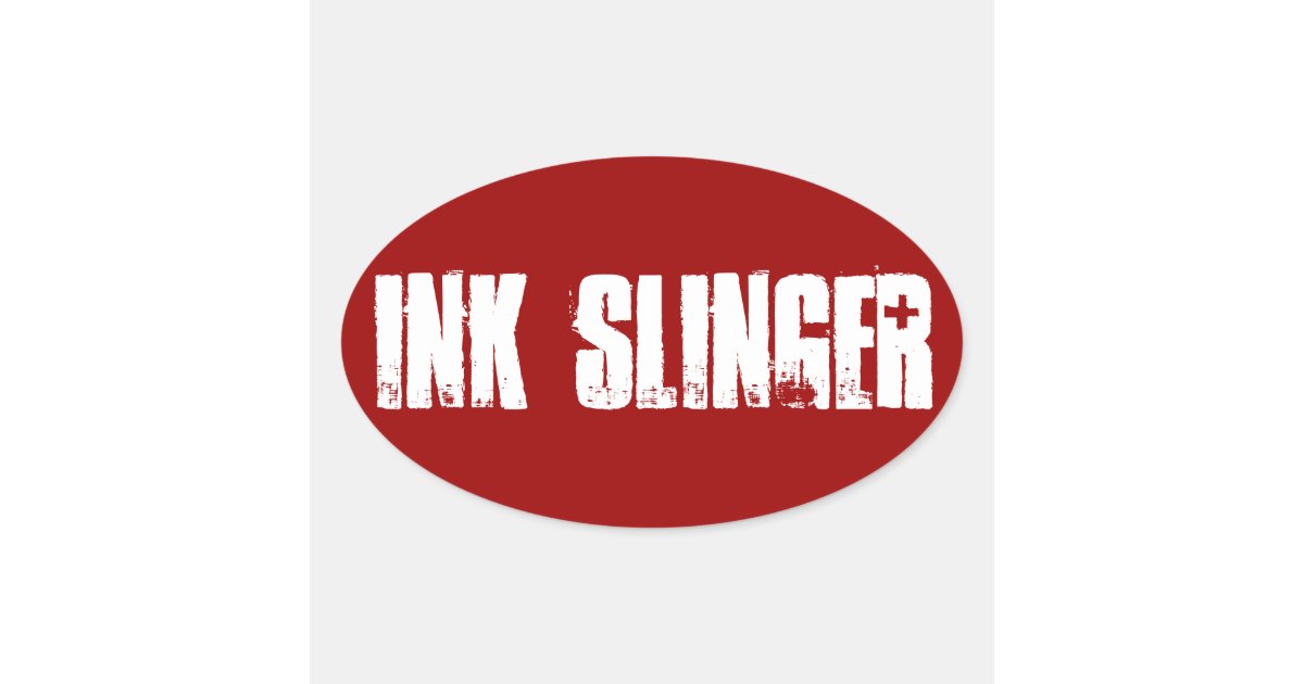 Ink Slinger Sticker | Zazzle