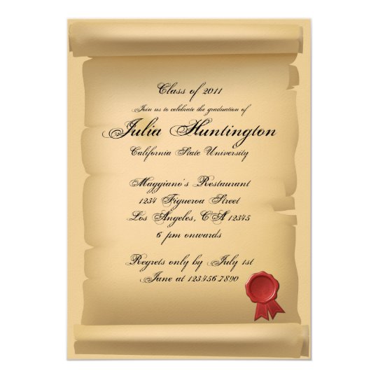 MBA Business Admin Graduation Party Invitation | Zazzle.com