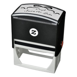Inked Ribbons and Bow Self-inking Stamp | Zazzle
