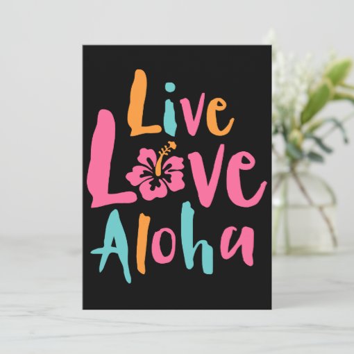 Inktastic Live Love Aloha 2 Women's Hawaii T-Shirt | Zazzle
