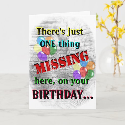 Inmate Birthday Card | Zazzle