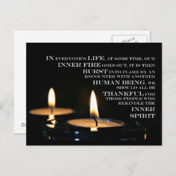 Inner Flame Postcard | Zazzle