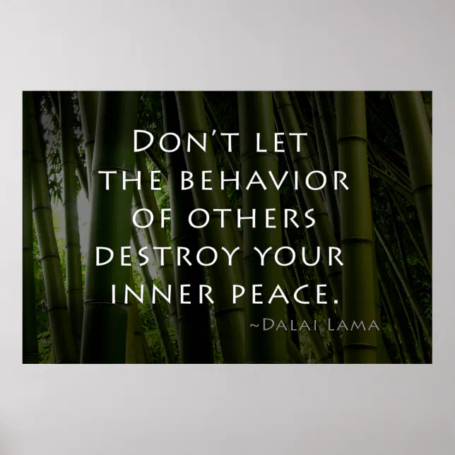 Inner Peace Poster | Zazzle