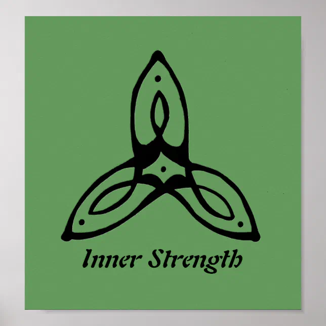 Inner Strength Symbol Poster | Zazzle