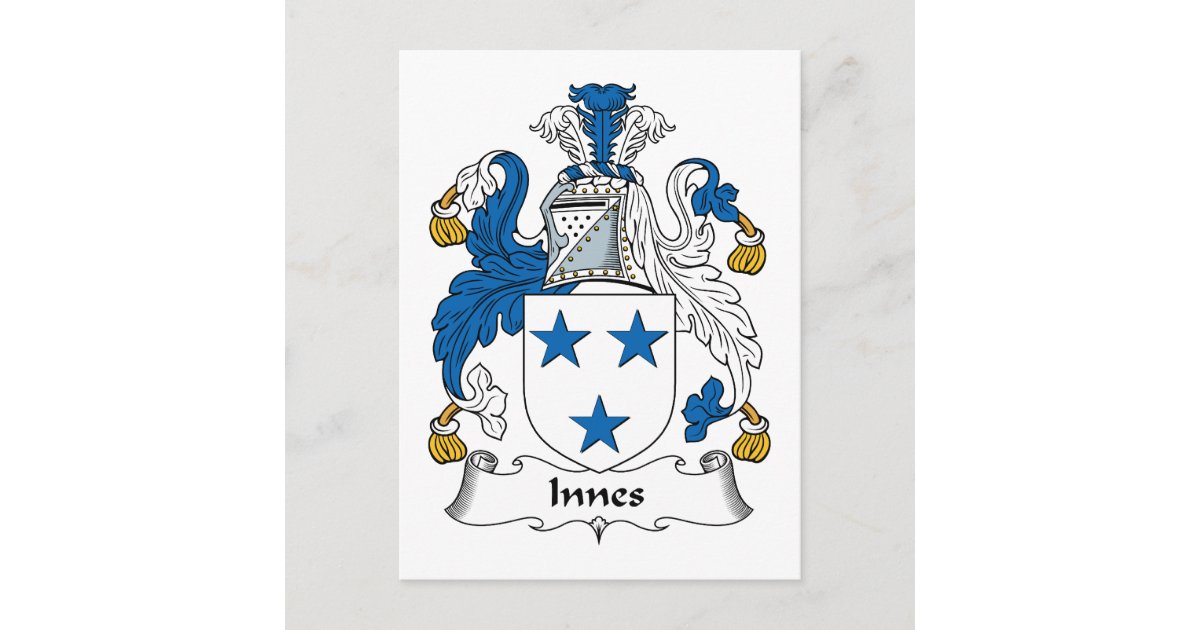 Innes Family Crest Postcard | Zazzle