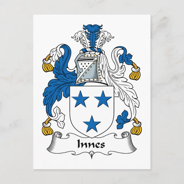 Innes Family Crest Postcard | Zazzle