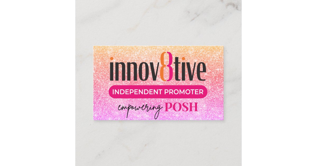 Innov8tive Posh thank you card | Zazzle