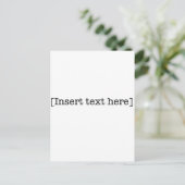 insert text here postcard | Zazzle