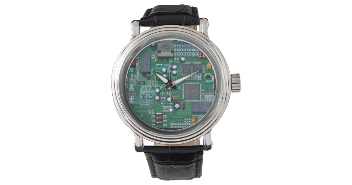 Inside Computer Digital Watch | Zazzle