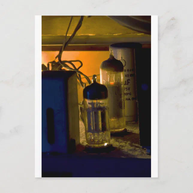 inside old radio postcard | Zazzle