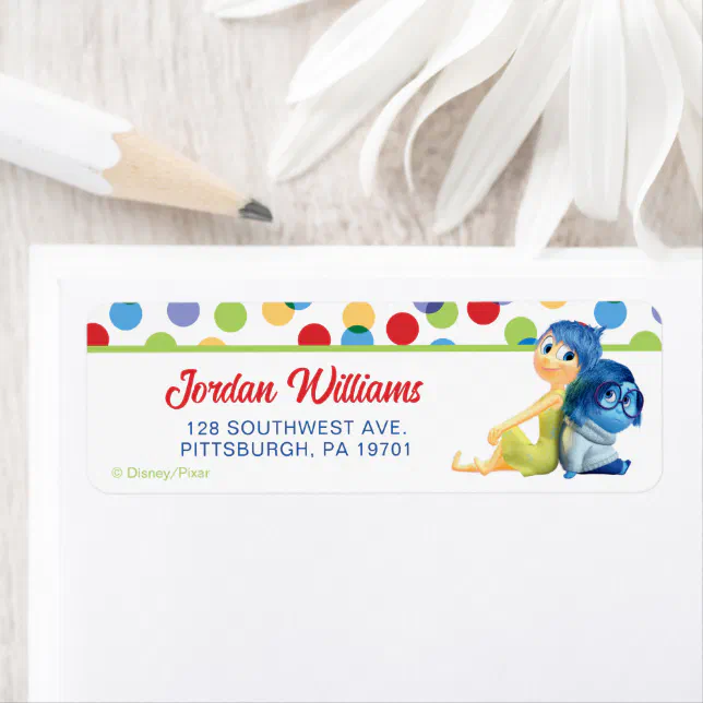 Inside Out Birthday Label | Zazzle