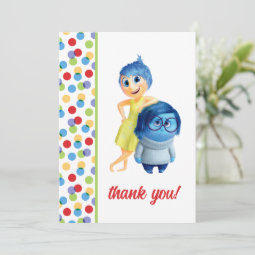 Inside Out Birthday Thank You Card | Zazzle