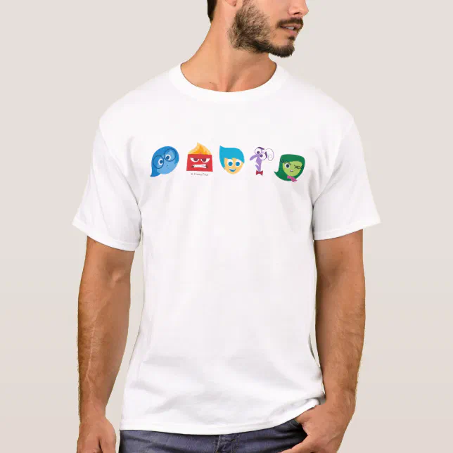 Inside Out Character Icons T-Shirt | Zazzle