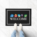 Inside Out Character Icons | Welcome Doormat | Zazzle