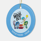 Inside Out | Characters and Inside Out Logo Ceramic Ornament | Zazzle