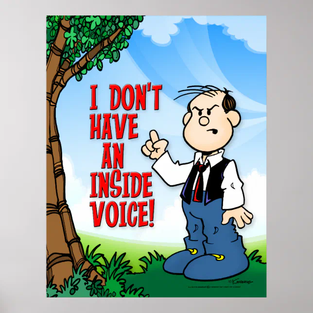 Inside Voice Poster | Zazzle
