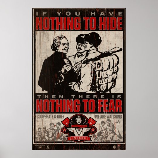 INSOC 1984 Propaganda Print | Zazzle.com
