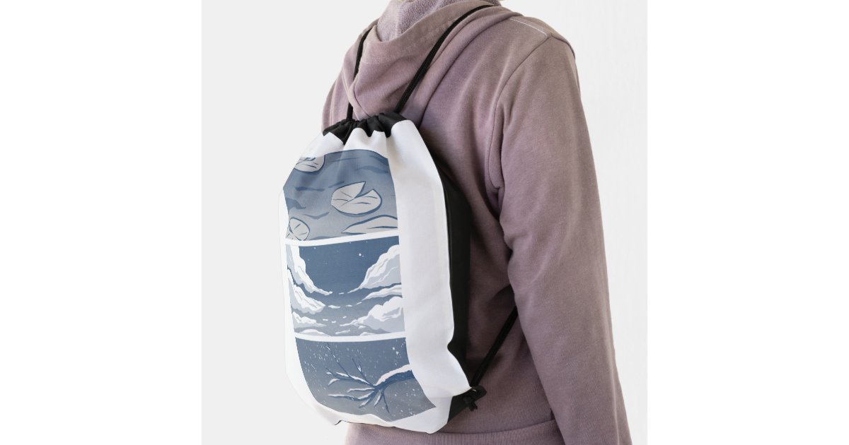 "Inspiration & Love" Drawstring Bag | Zazzle