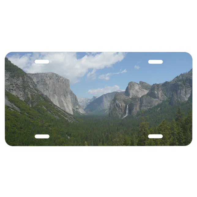 Inspiration Point in Yosemite National Park License Plate | Zazzle