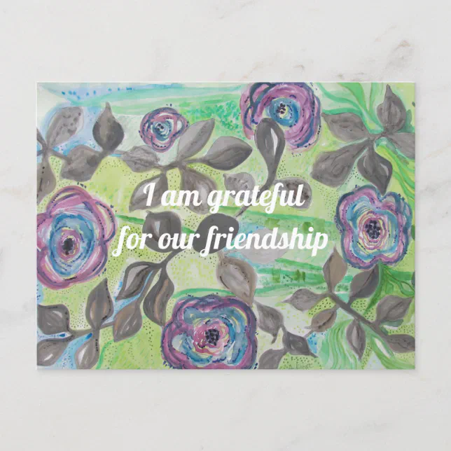 Inspiration Quote Friendship Postcard | Zazzle