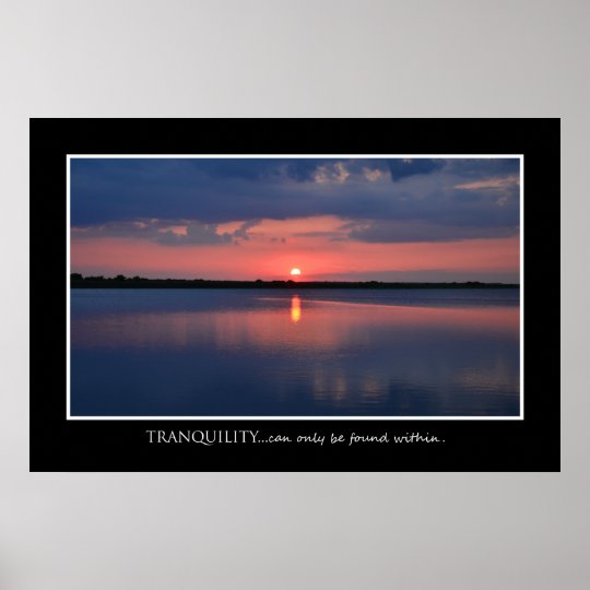 Inspiration Tranquility Poster 36 x 24 | Zazzle.com