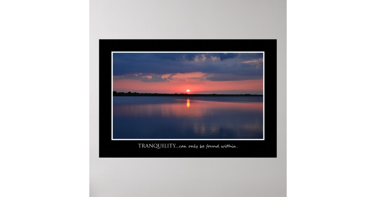 Inspiration Tranquility Poster 36 x 24 | Zazzle