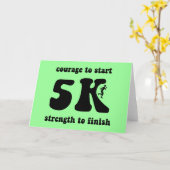 Inspirational 5K Card | Zazzle