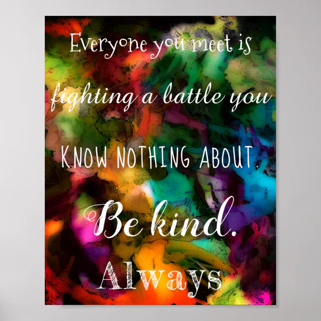 Inspirational and Motivational Abstract Poster | Zazzle