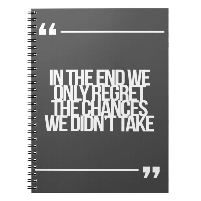 Inspirational and motivational quote notebook | Zazzle.com